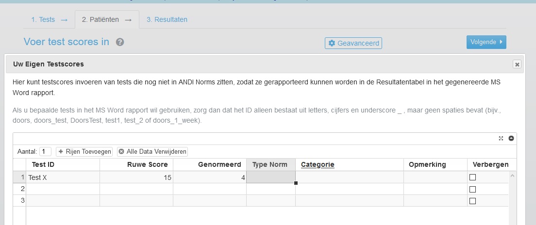 ANDI-Norms Handleiding